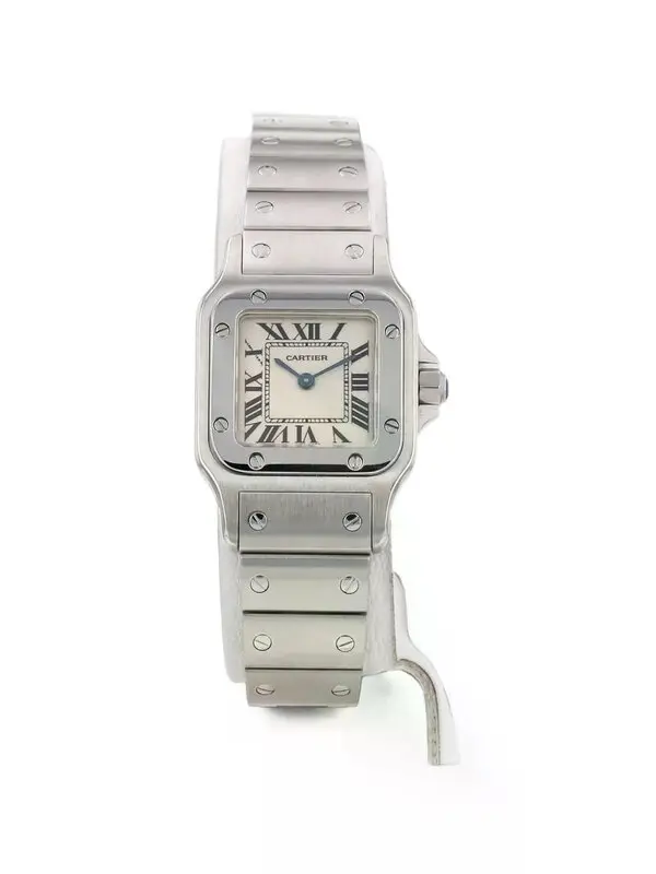 Cartier 2000s Santos Galbée 23mm Watch - Neutrals