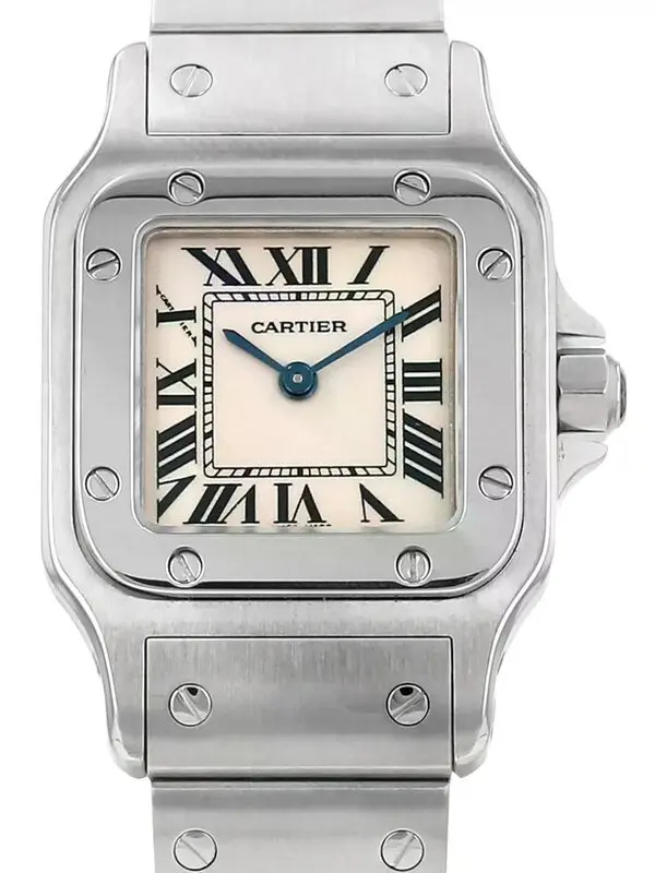 Cartier 2000s Santos Galbée 23mm Stainless Steel Watch - Neutrals