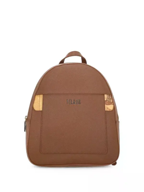 ALVIERO MARTINI 1° CLASSE Map-print Logo-plaque Backpack
