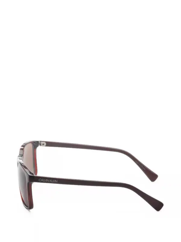 Calvin Klein Rectangle-frame Sunglasses