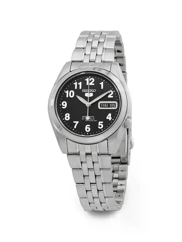 SEIKO Series 5 38mm Watch - Black