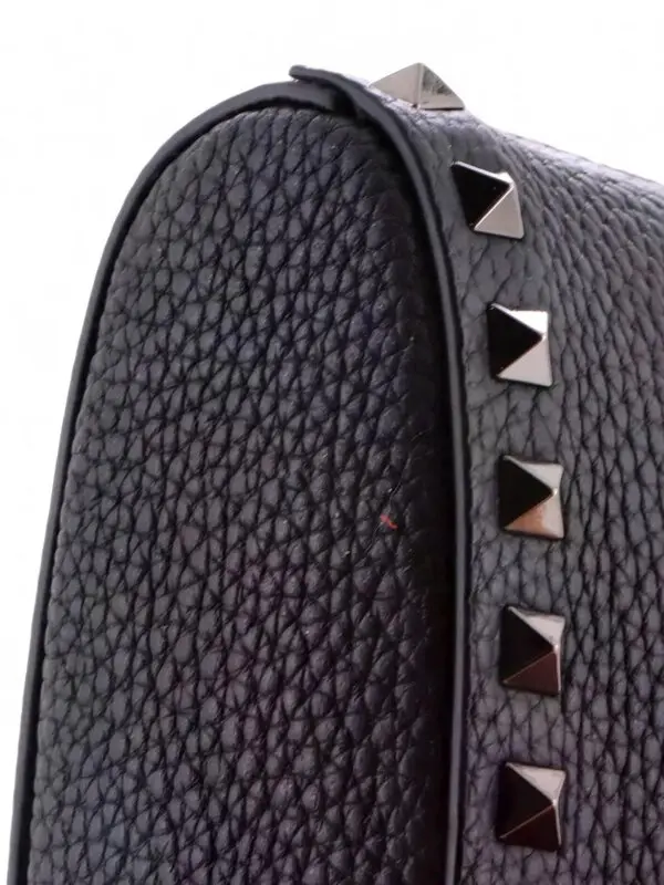 Valentino Garavani Rockstud Flip Lock Chain Leather Mini Tote Bag