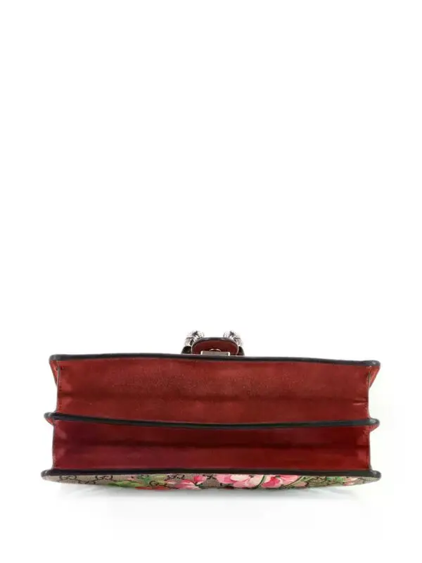 Gucci Blooms Print Gg Coated Canvas Small Shoulder Bag