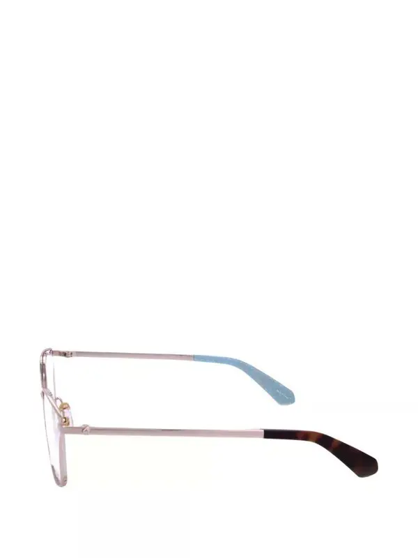 Kate Spade New York Lowri Geometric Frame Eyeglasses - Gold