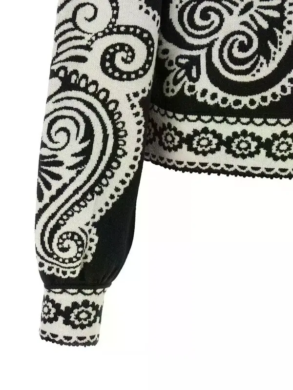 Farm Rio Arabesque Jacquard Cardigan