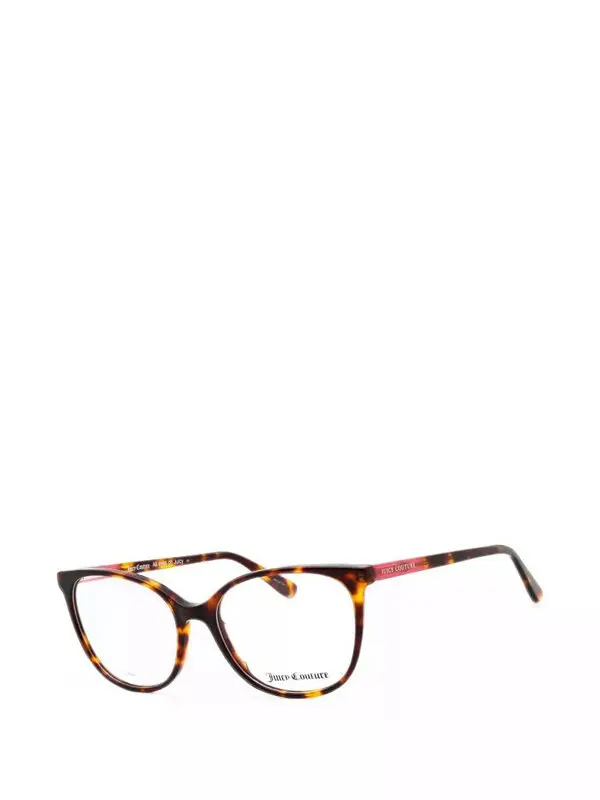 Juicy Couture Tortoiseshell-effect Cat-eye Frame Eyeglasses - Brown