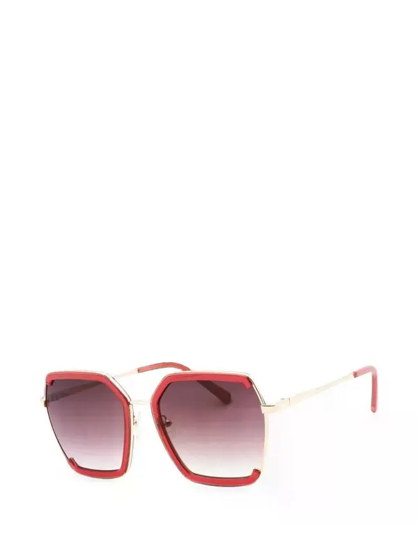 Guess Oversized Geometric-frame Sunglasses