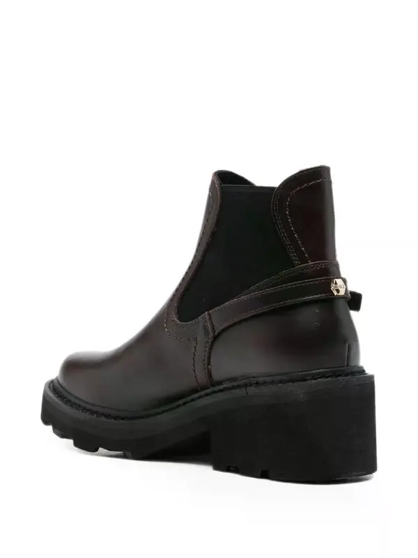 CULT Grace Buckle-detail Leather Chelsea Boots
