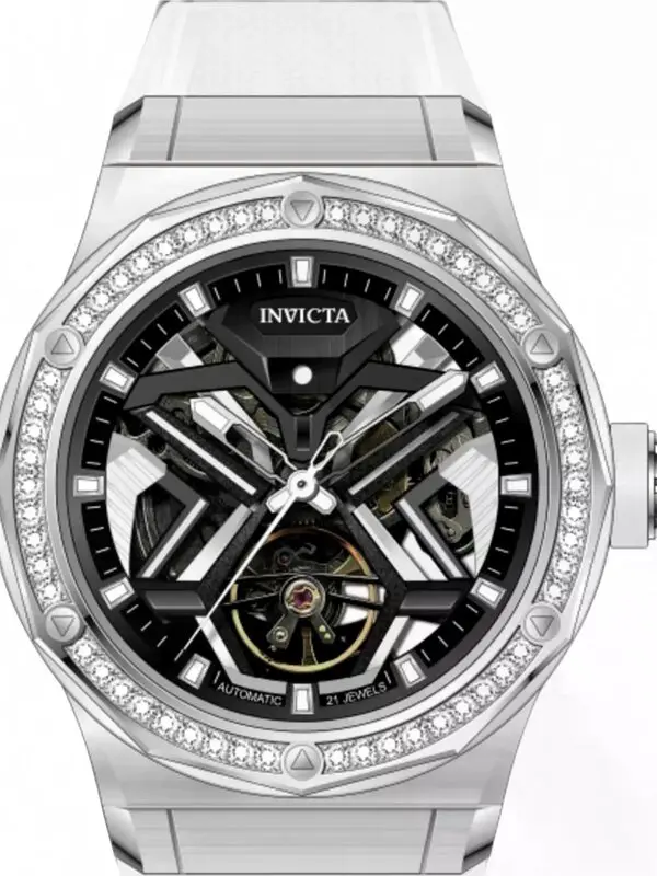 INVICTA Objet D Art Diamond 45mm Watch - Black