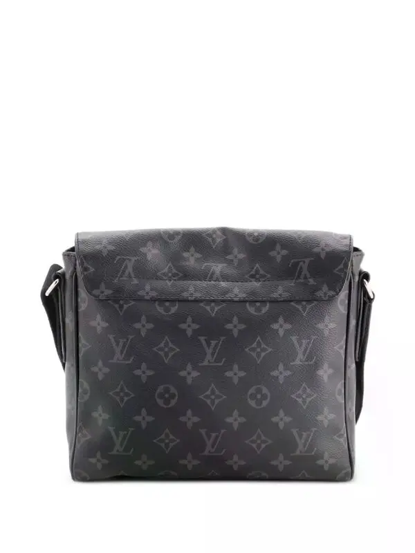 LOUIS VUITTON Monogram Eclipse Canvas Pm Messenger Bag - Black