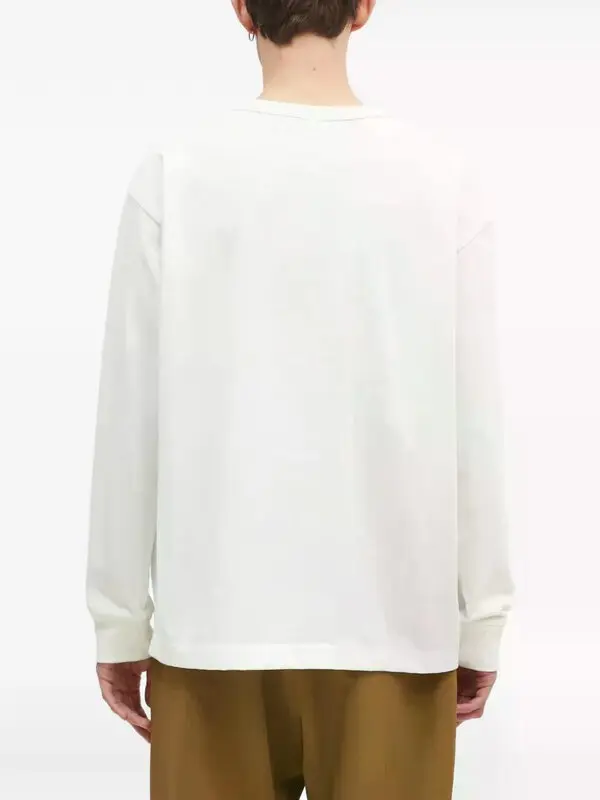 NANGA Logo-print Long-sleeve T-shirt