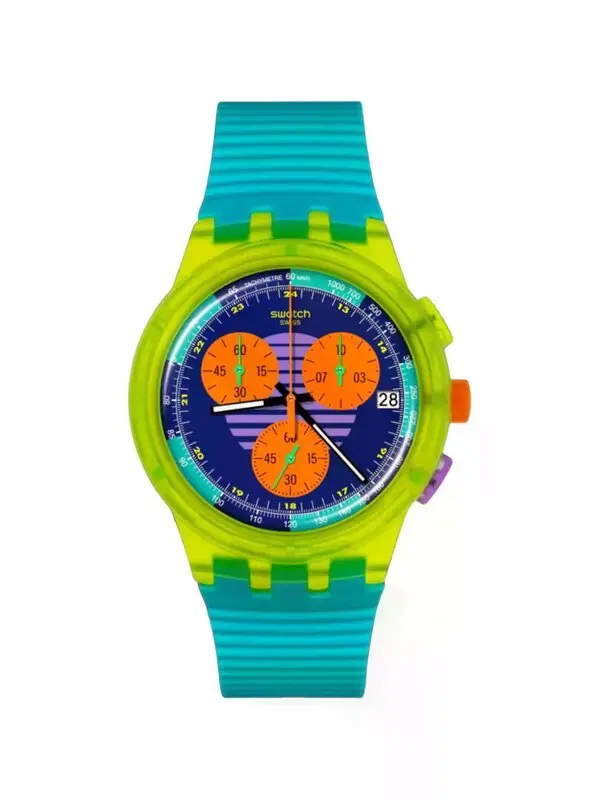 SWATCH Neon Wave 42mm Watch