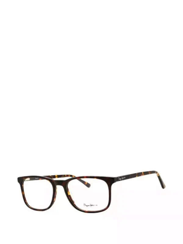 Pepe Jeans Tortoiseshell-effect Rectangle-frame Glasses