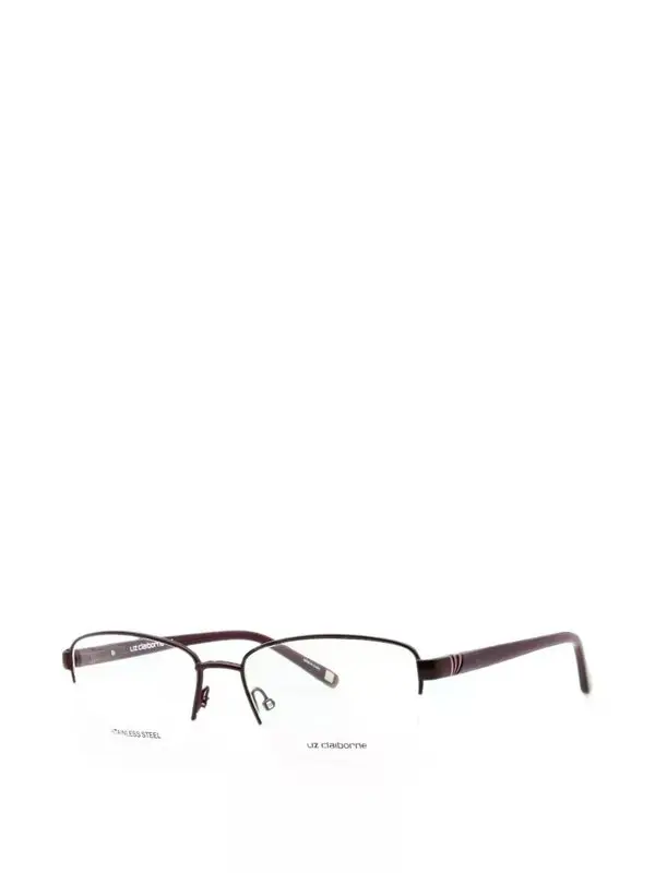 LIZ CLAIBORNE Half-rim Rectangle-frame Glasses