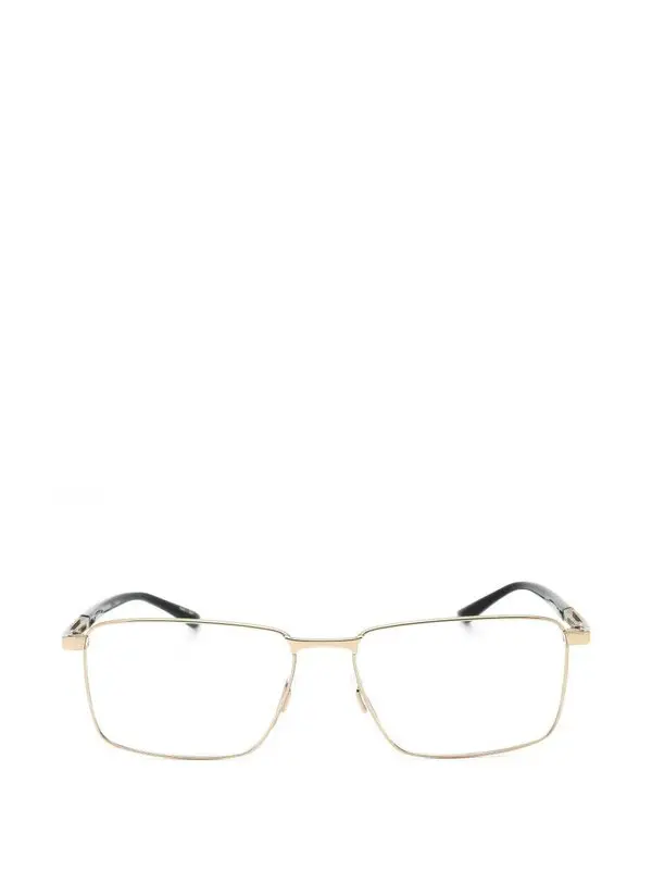 Porsche Design Rectangle Frame Eyeglasses - Gold