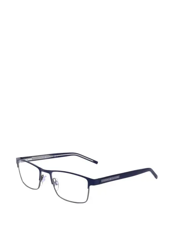 Tommy Hilfiger Matte-finish Rectangle-frame Glasses