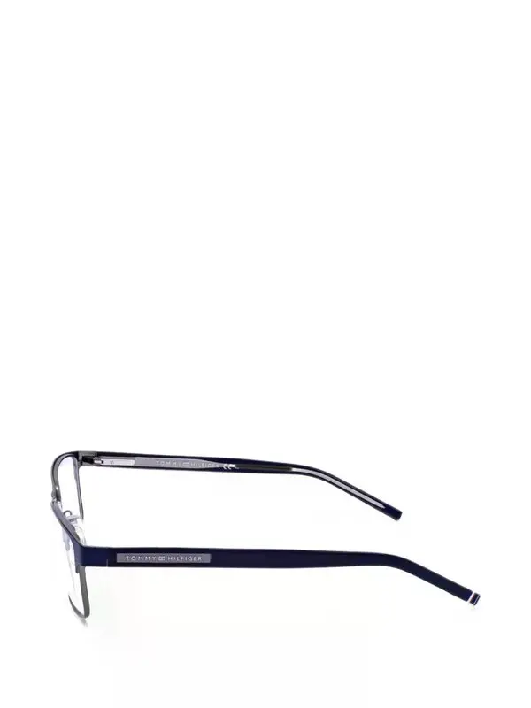 Tommy Hilfiger Matte-finish Rectangle-frame Glasses