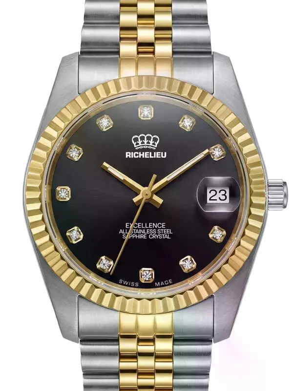 RICHELIEU SWISS 26mm Quartz Watch With Dial And Two-tone Bracelet