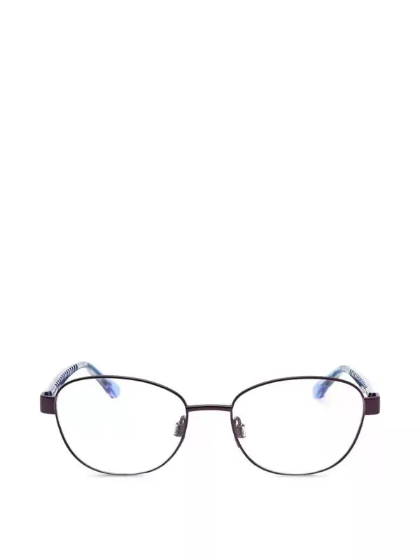 DRAPER JAMES Oval Frame Eyeglasses - Purple