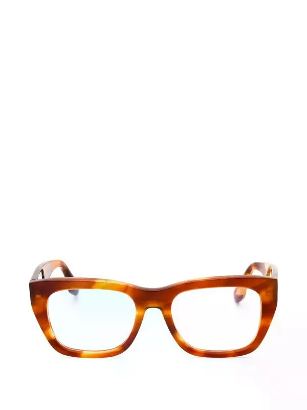 Victoria Beckham Rectangle Frame Eyeglasses - Brown