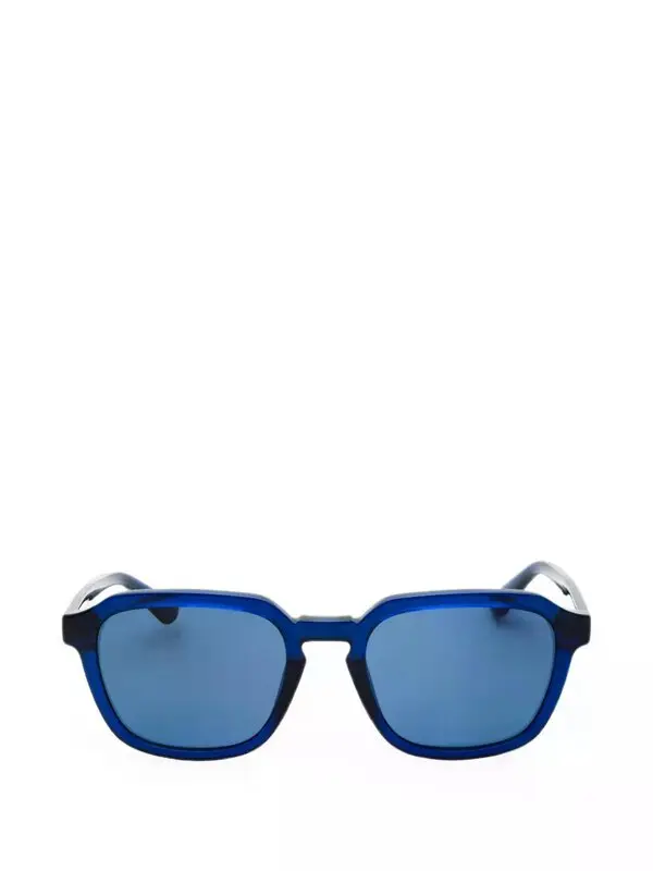 Calvin Klein Geometric Frame Sunglasses - Blue