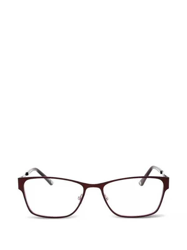 LIZ CLAIBORNE Rectangle Frame Eyeglasses - Red