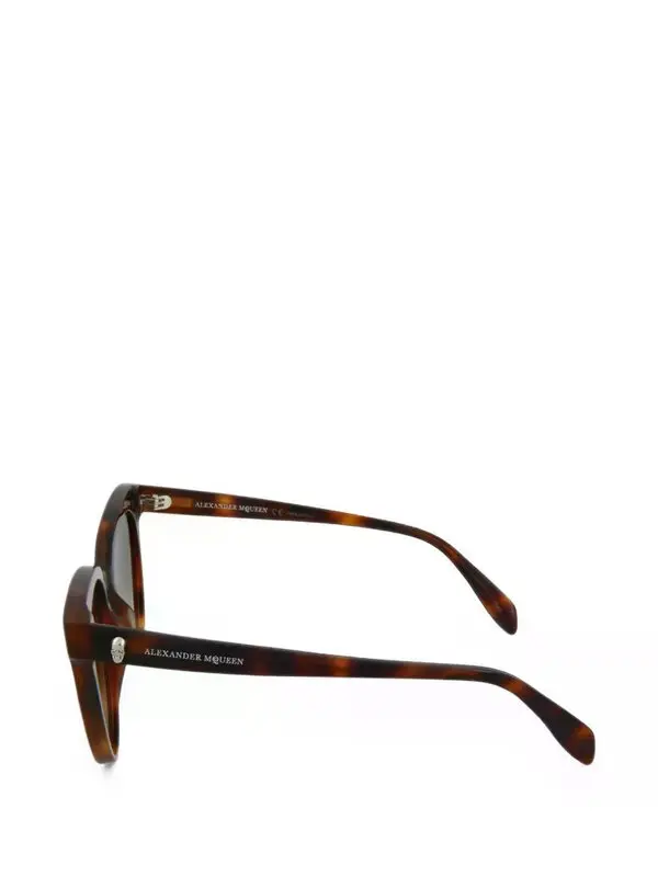Alexander McQueen Skull-detail Cat-eye Sunglasses