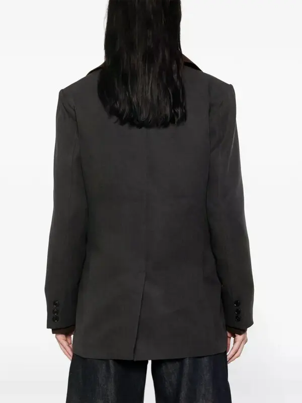 LA PISCINE Notched Lapel Single-breasted Jacket