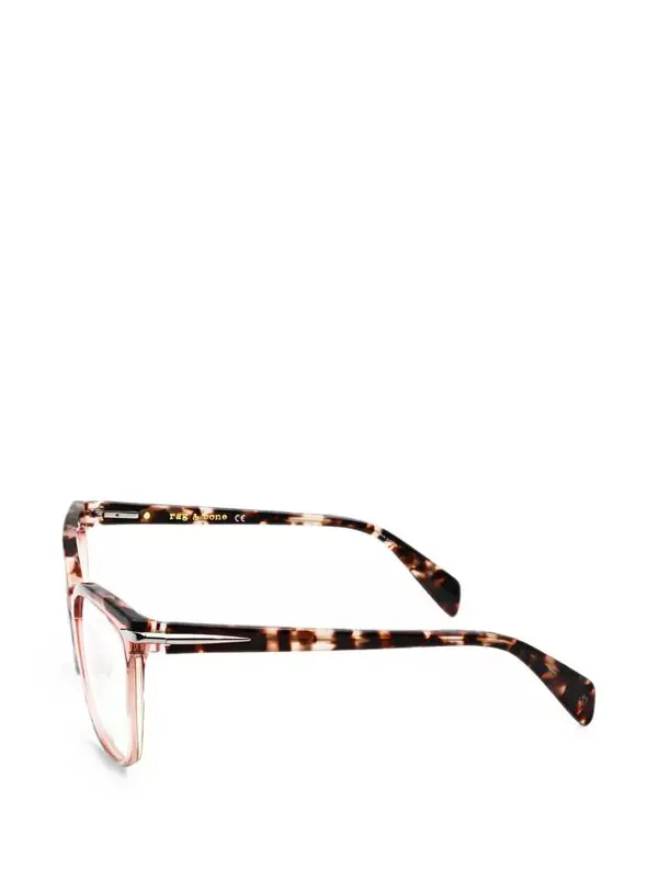 Rag & Bone Tortoiseshell-effect Square-frame Glasses