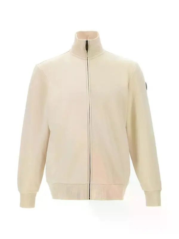 COLMAR Zip-up High-neck Cardigan - Neutrals