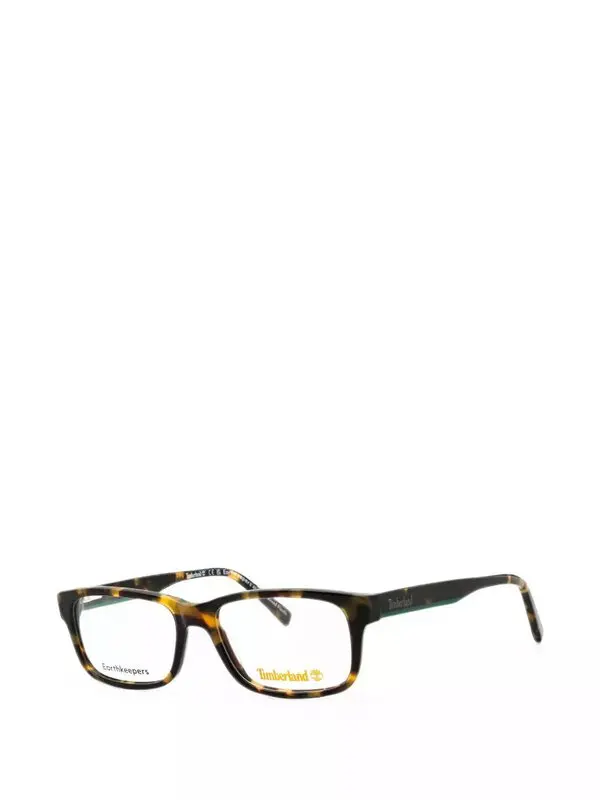 Timberland Tortoiseshell-effect Rectangle-frame Glasses