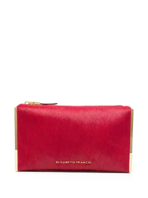 Elisabetta Franchi Calf-hair Tote Bag - Red