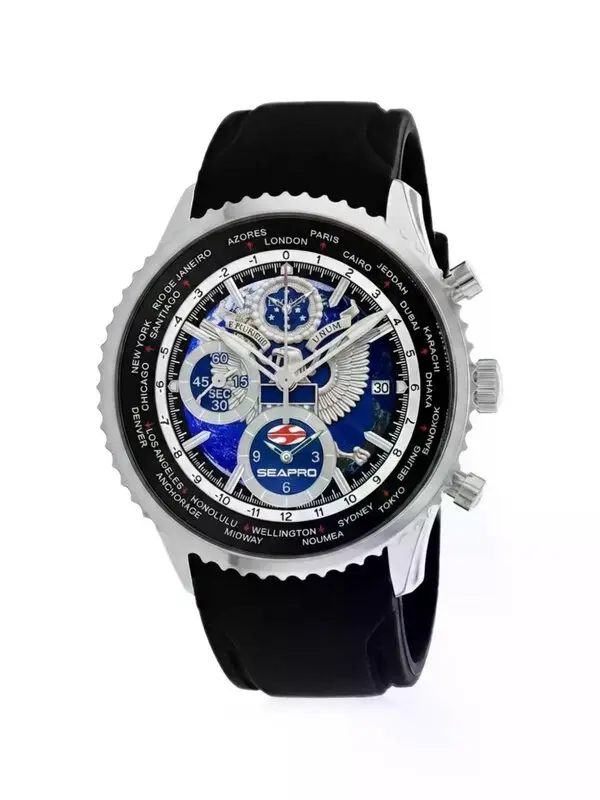 SEAPRO 250th Anniversary Meridian World Timer Gmt 45mm Watch
