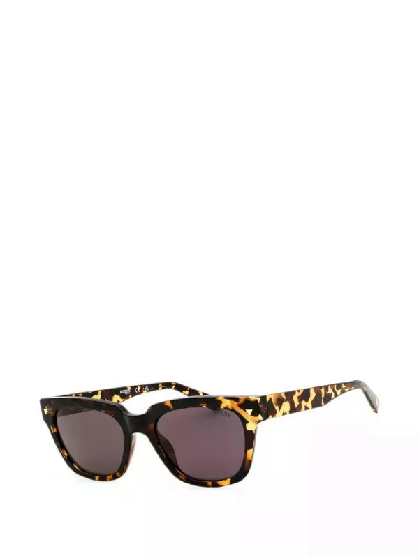 Guess Tortoiseshell-effect Rectangle-frame Sunglasses