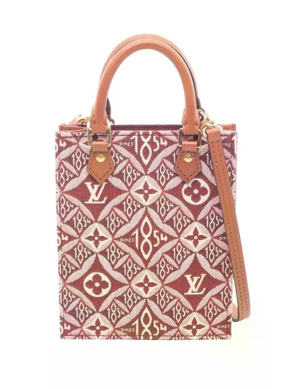 LOUIS VUITTON 2020 Since 1854 Petit Sac Plat Satchel - Red