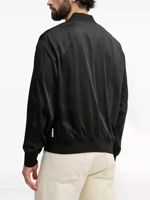 Armani Exchange Logo-embroidered Bomber Jacket