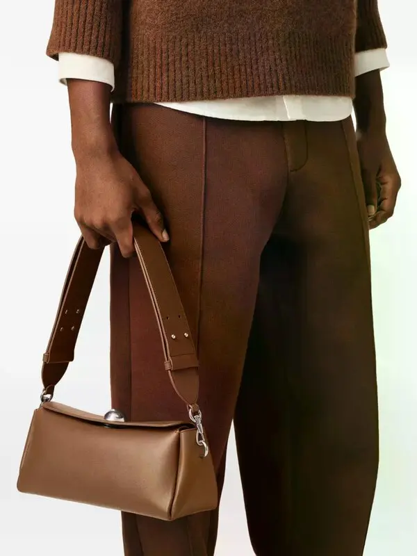 AMI Paris Calf Leather Carrousel Bag