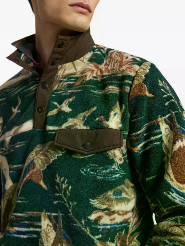 Polo Ralph Lauren Duck-print Fleece Sweatshirt