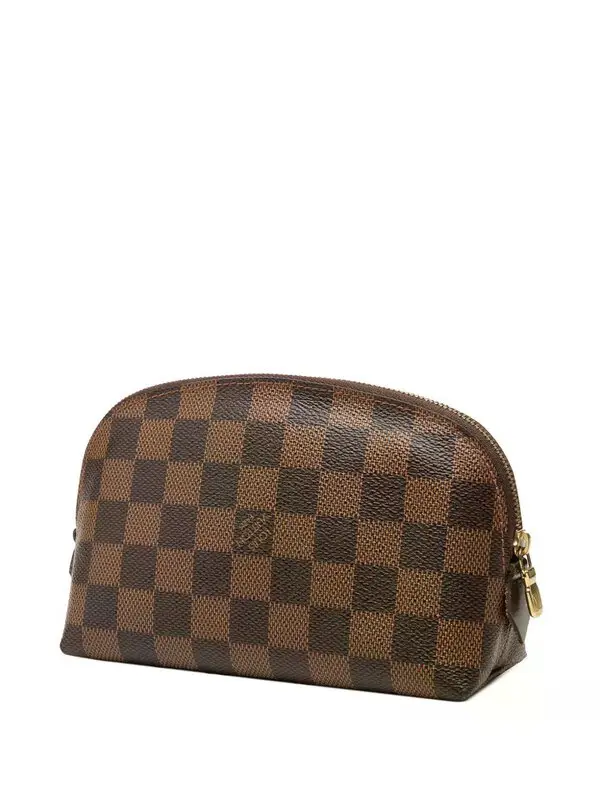 LOUIS VUITTON 2011 Damier Ebene Cosmetic Pm Pouch - Brown