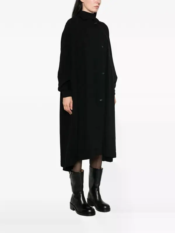 RICORRROBE Button-up Oversized Coat - Black