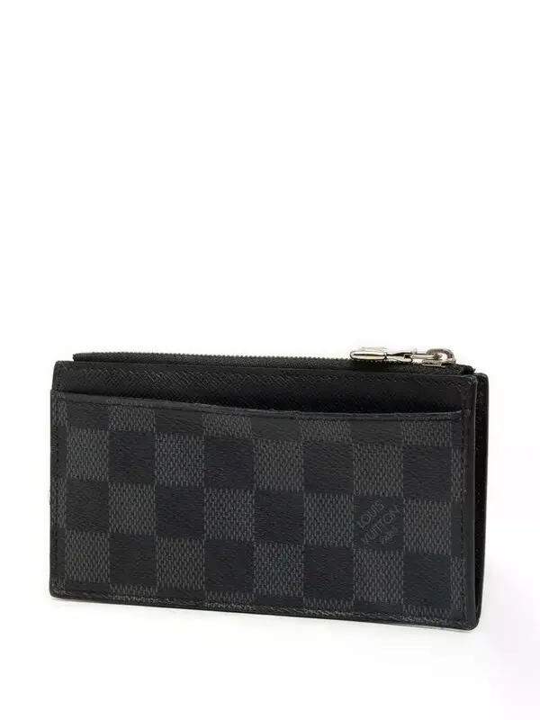 LOUIS VUITTON 2020 Damier Graphite Coin Card Holder