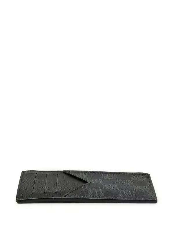 LOUIS VUITTON 2020 Damier Graphite Coin Card Holder