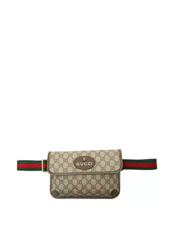 Gucci 2016-2026 Gg Supreme Web Neo Vintage Belt Bag - Neutrals