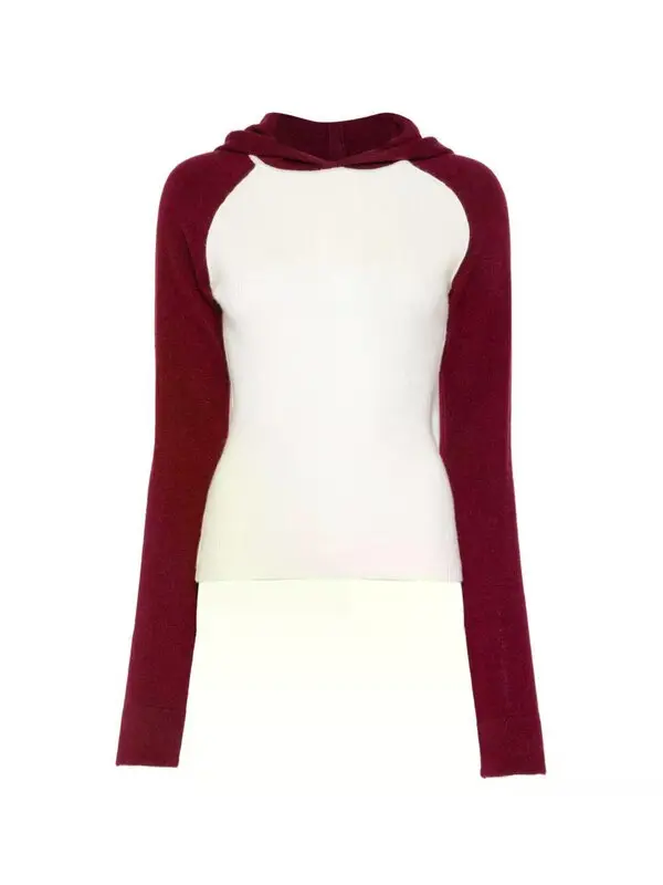 CUDDLEUP Raglan Sleeve Hooded Jumper