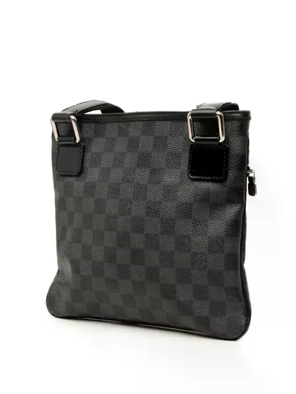 LOUIS VUITTON 2010 Damier Graphite Thomas Crossbody Bag - Black