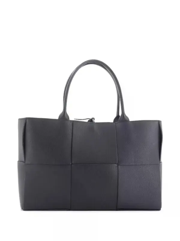 Bottega Veneta Arco Maxi Intrecciato Leather Medium Tote Bag