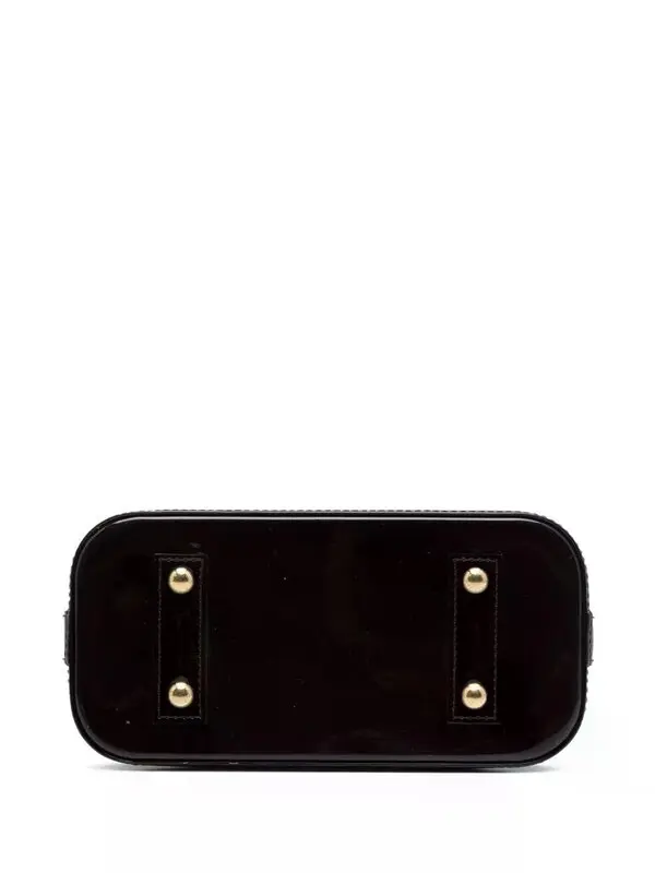 LOUIS VUITTON 2018 Monogram Vernis Alma Bb Satchel