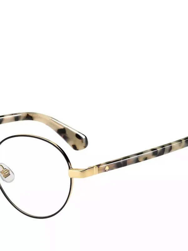 Kate Spade New York Marciann Round Frame Eyeglasses - Gold