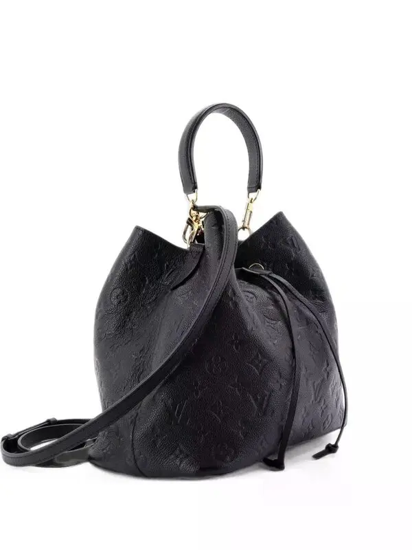 LOUIS VUITTON Neonoe Handbag Monogram Empreinte Leather Mm Bucket Bag - Black