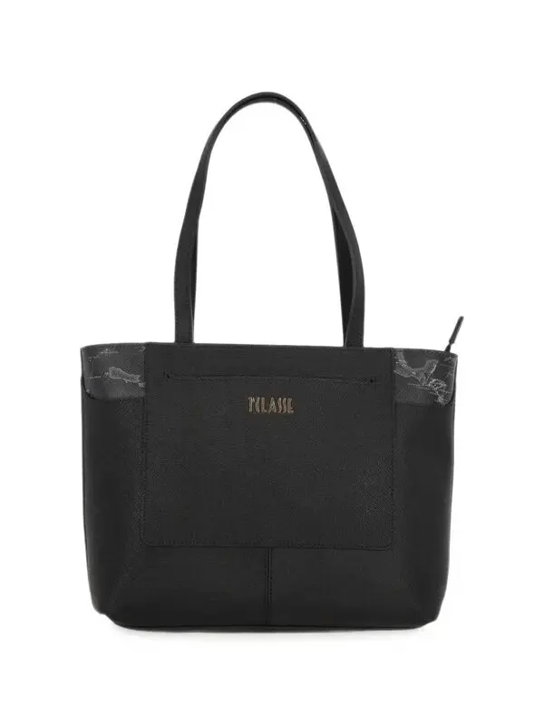 ALVIERO MARTINI 1° CLASSE Map-print Paneled Tote Bag